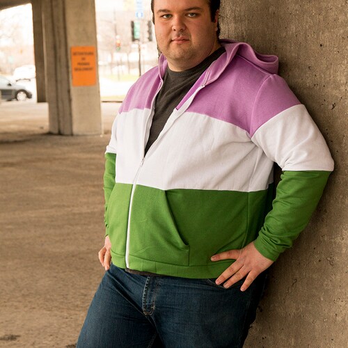 Demi-ace/demi-aro Pride Flag Hoodie - Etsy