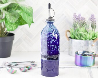 Green Olive Oil Dispenser Olive Oil Bottle Vinegar Bottle Oil Cruet ...