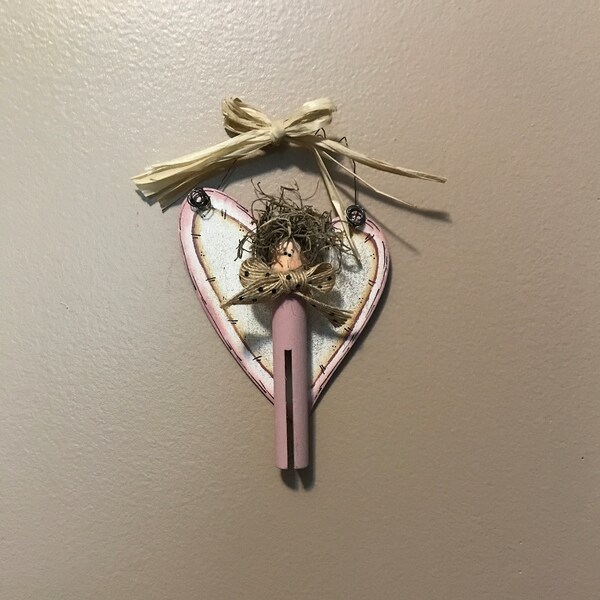 Clothespin Angels - Etsy