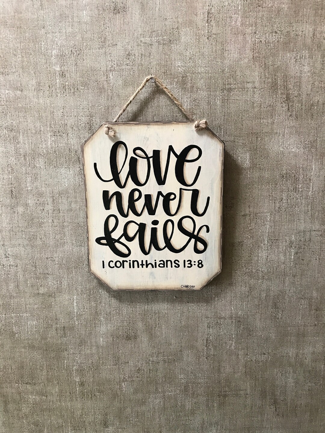 Wooden Love Never Fails Sign/wall Decoration - Etsy