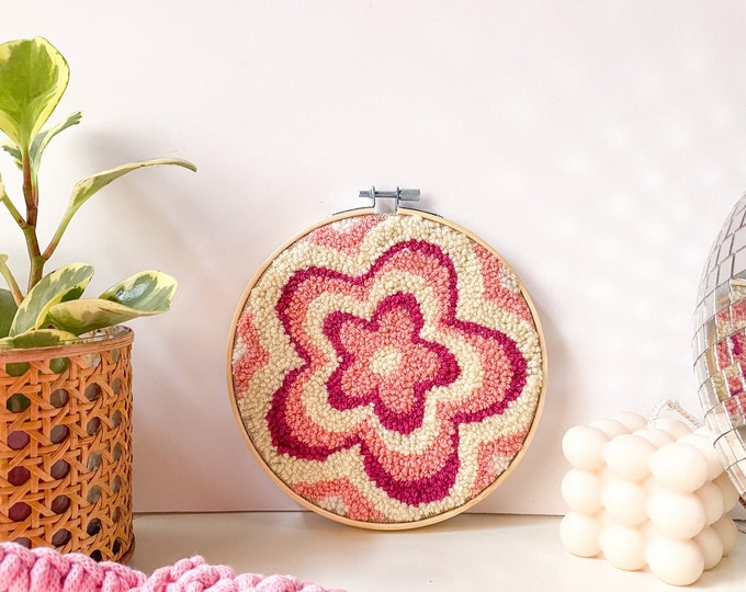 Punch Needle Pattern PDF / Y2k Flower Punch Needle Kit / DIY Craft ...
