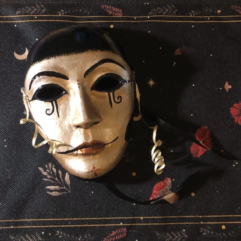 Paper Mache Mask - Etsy