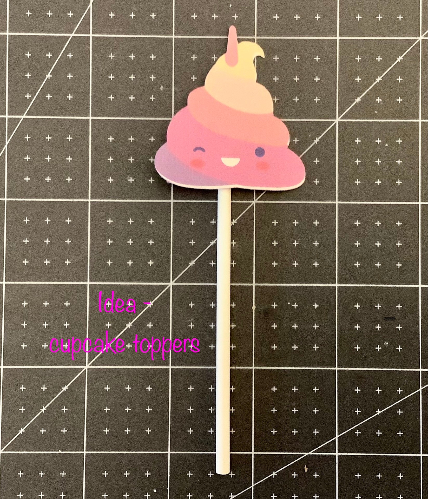 Unicorn Emoji Poop Themed Cutouts 24 Assorted Unicorn Emoji - Etsy