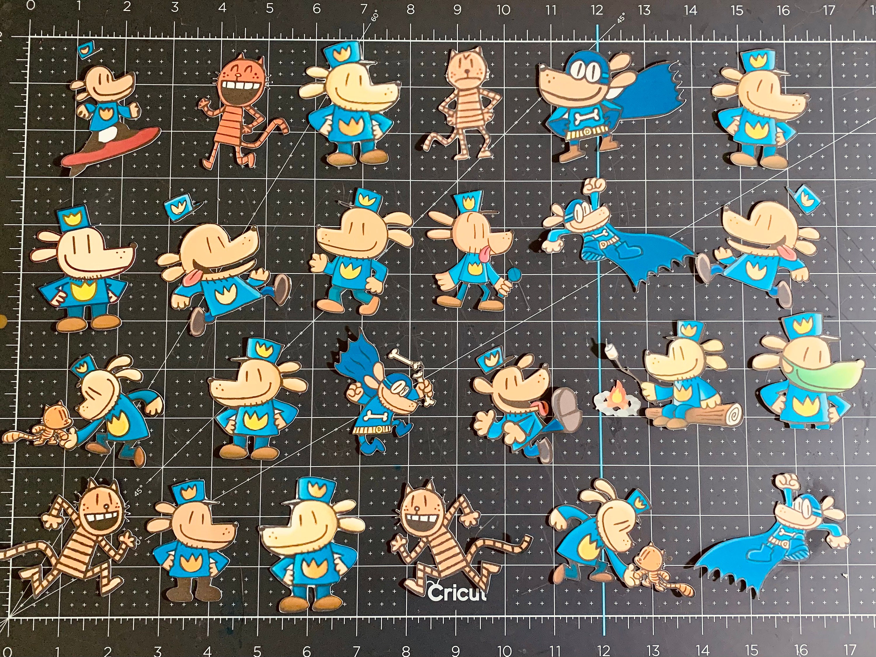 Dog Man Stickers at Daryl Pulver blog