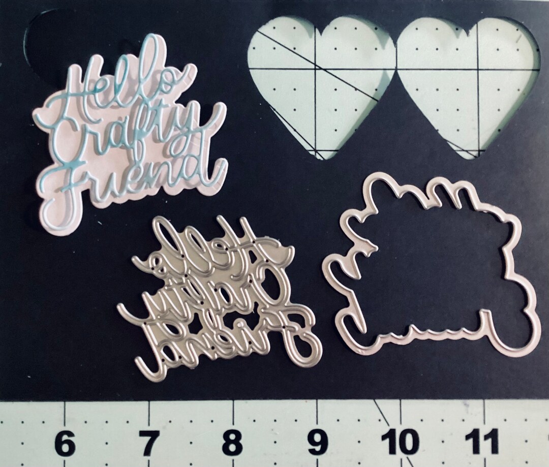 Metal Cutting Dies, Shadow Dies for Card Making, Junk Journal ...