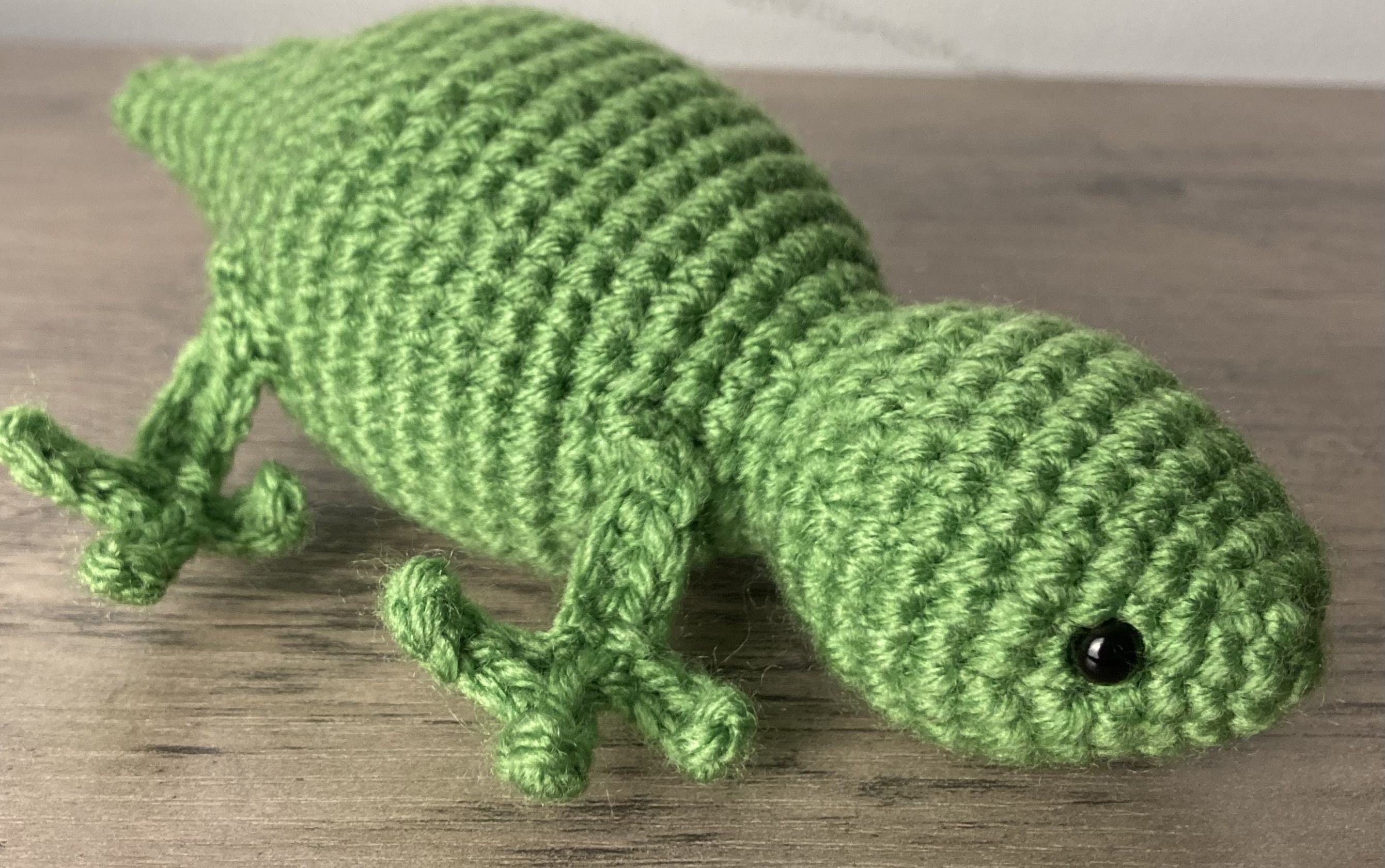 Crocheted Amigurumi Lizard - Etsy