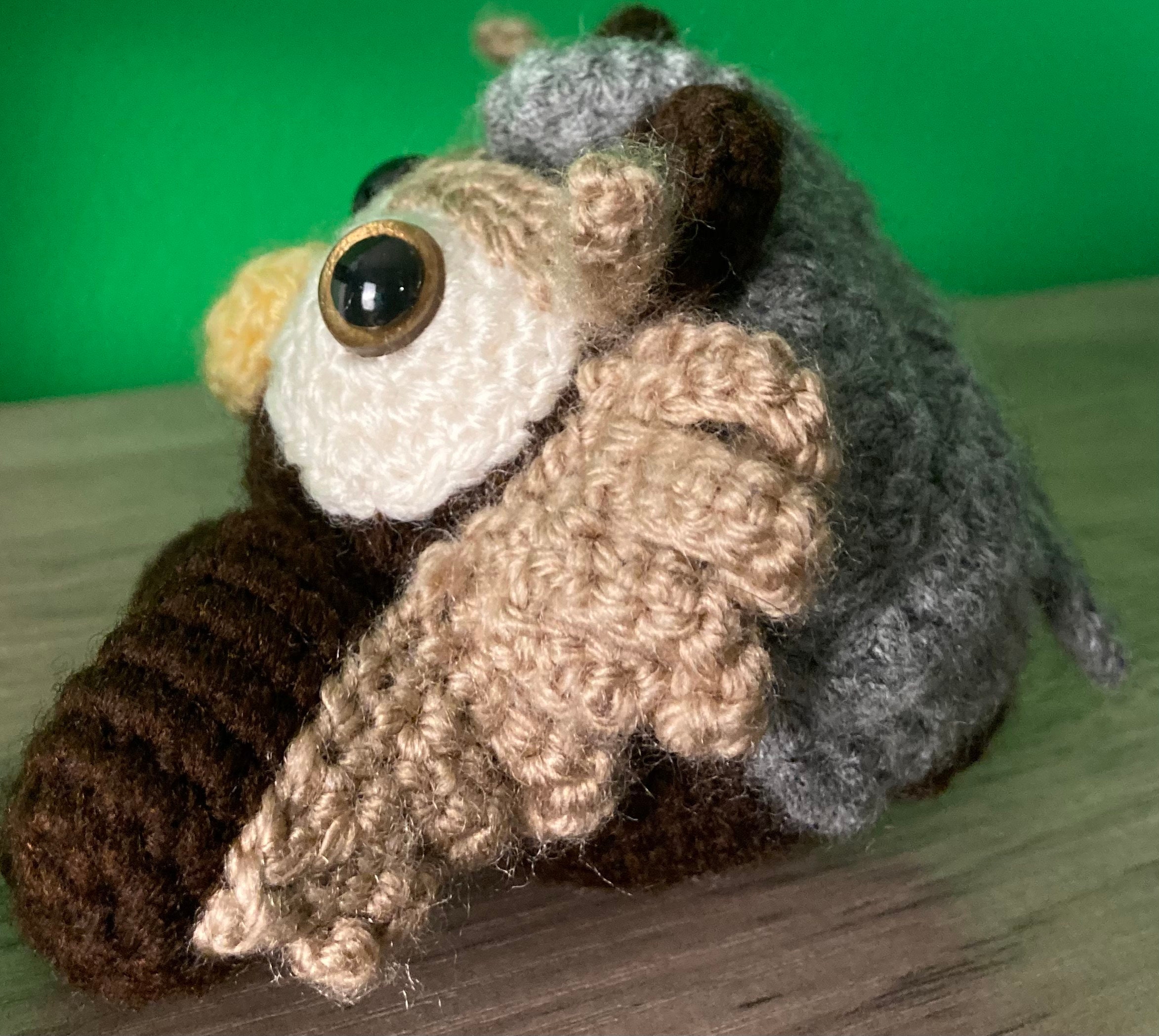 Handcrafted Armored Owlbear Cub Amigurumi Unique Fantasy - Etsy