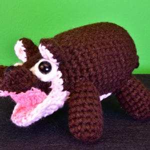 Hangry Hangry Baby Pygmy Hippo Amigurumi Plushie - Inspired by Moo Deng ...