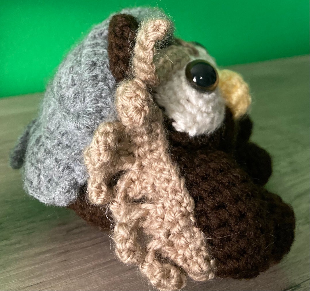 Handcrafted Armored Owlbear Cub Amigurumi Unique Fantasy - Etsy