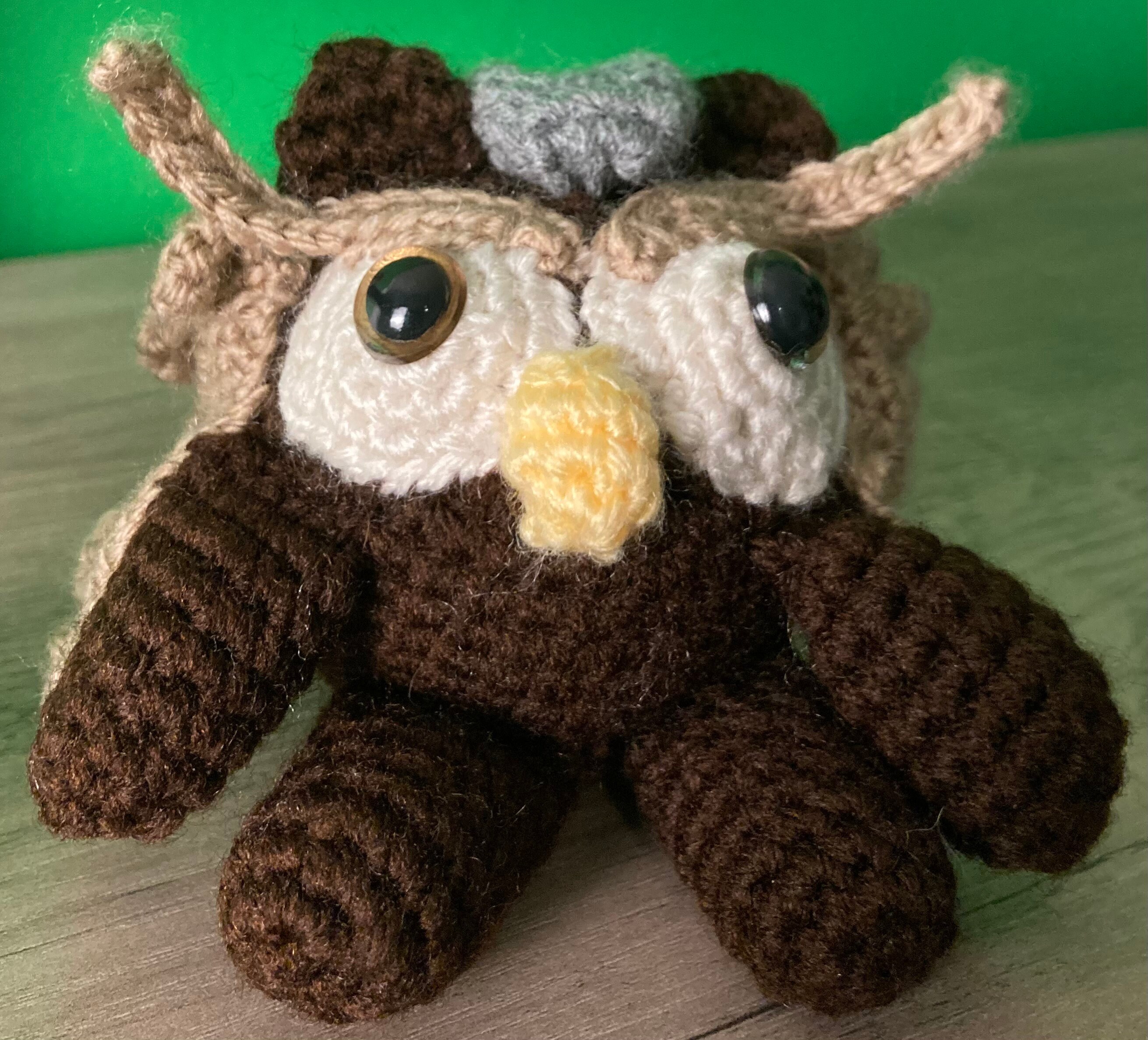 Handcrafted Armored Owlbear Cub Amigurumi Unique Fantasy - Etsy