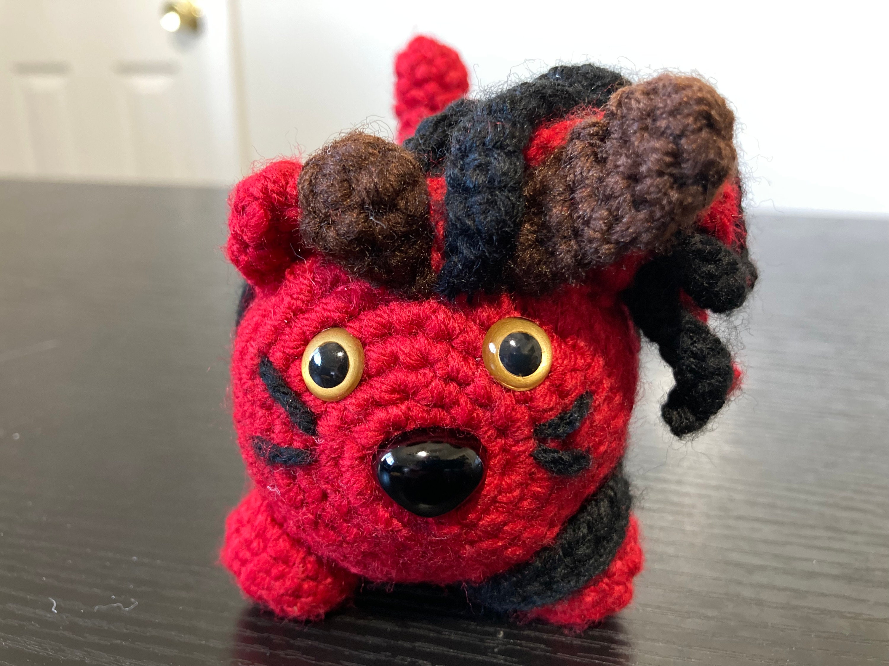 Katlach(karlach Cat) Amigurumi Plushie Inspired by Baldur's Gate 3 - Etsy