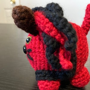Katlach(karlach Cat) Amigurumi Plushie Inspired by Baldur's Gate 3 - Etsy