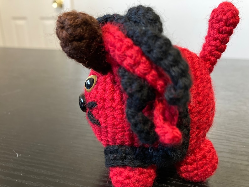 Katlach(karlach Cat) Amigurumi Plushie Inspired by Baldur's Gate 3 - Etsy