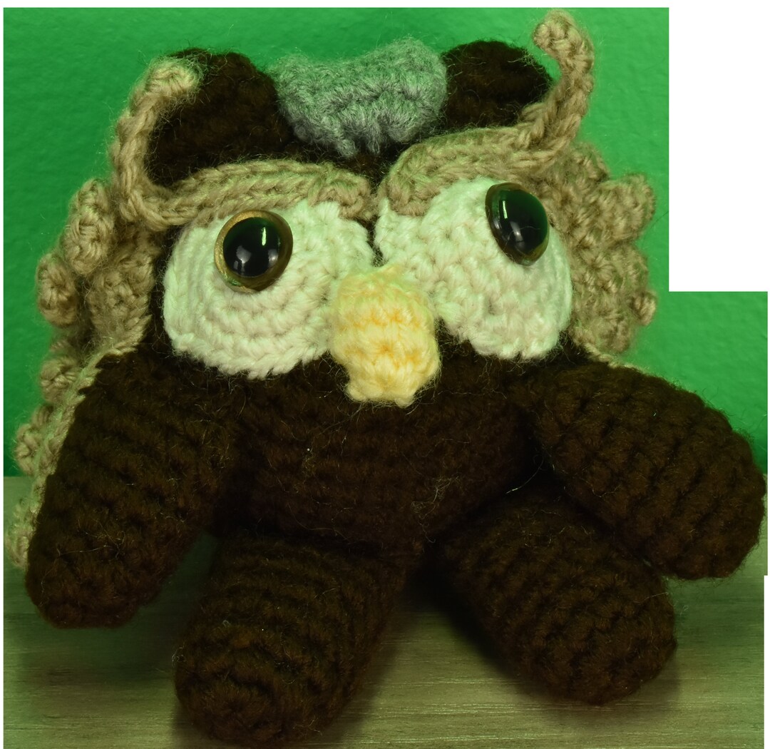 Armored Owlbear Amigurumi (one Page Patterns) - Etsy