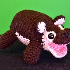 Hangry Hangry Baby Pygmy Hippo Amigurumi Plushie - Inspired by Moo Deng ...