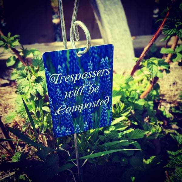 Funny Garden Sign - Etsy