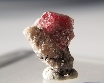 Rare Raspberry Red Beryl Pseudomorph Bixbite on Rhyolite and Topaz ...