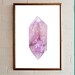 Amethyst Wall Art, Digital Download Printable, Crystal Wall Art ...