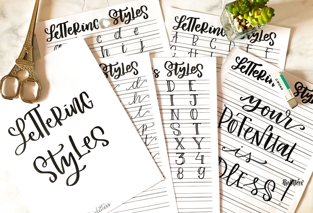 Hand Lettering Styles. Improve You Hand Lettering With This New ...