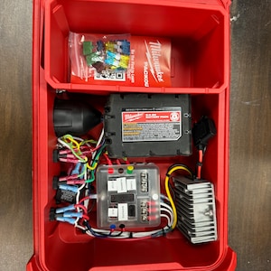 Milwaukee Packout M18 Tractor Trailer Light Tester With Inverter to 12v ...