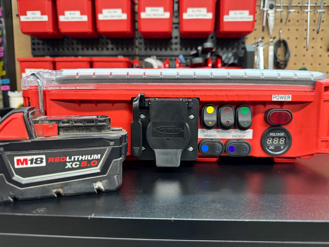 Milwaukee Packout M18 Trailer Light Tester W/ Backup Light Switch ...