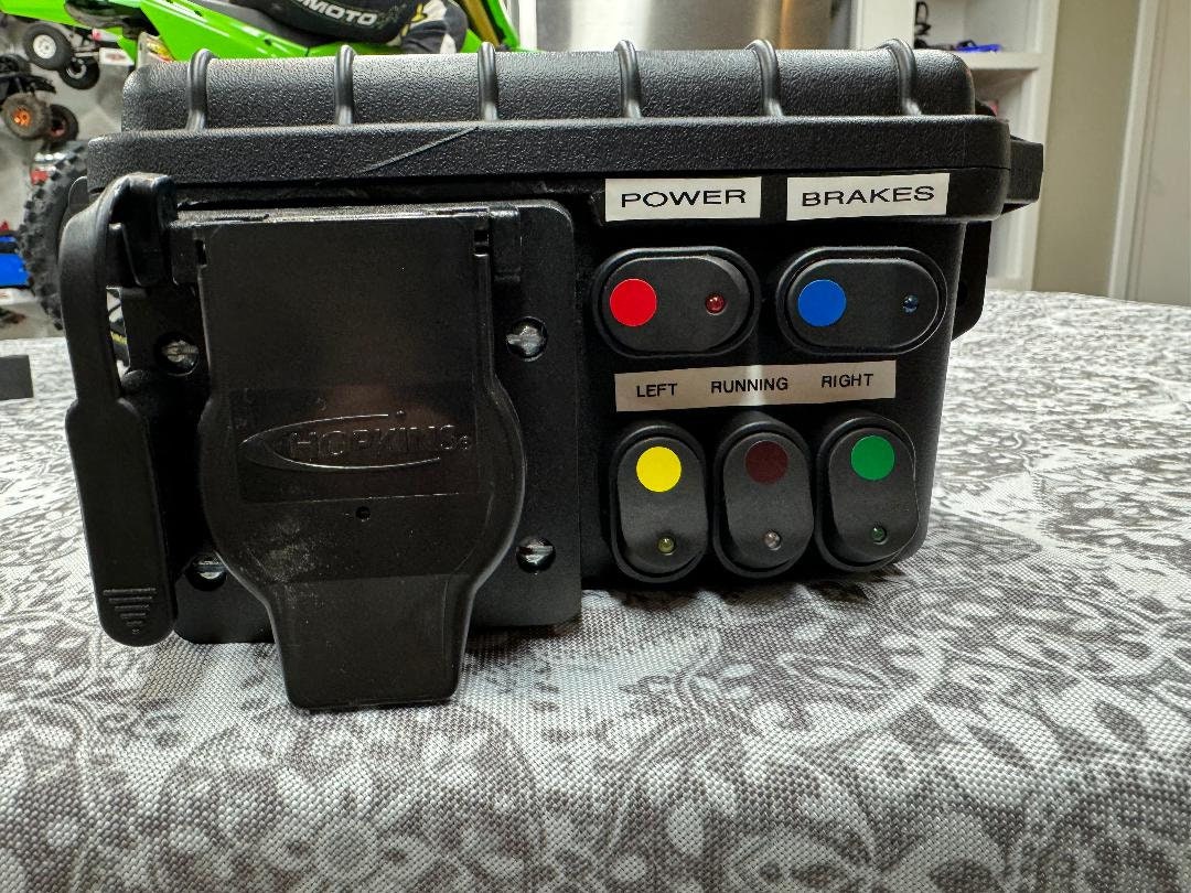 Compact Dewalt 12v Trailer Light and Electric Brake Tester Box - Etsy