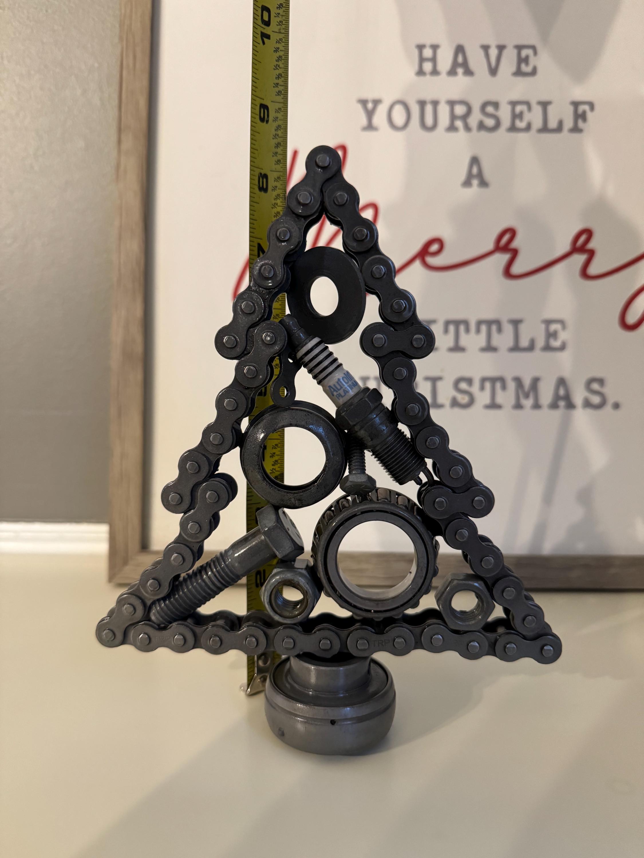 Recycled Metal Christmas Tree - Etsy