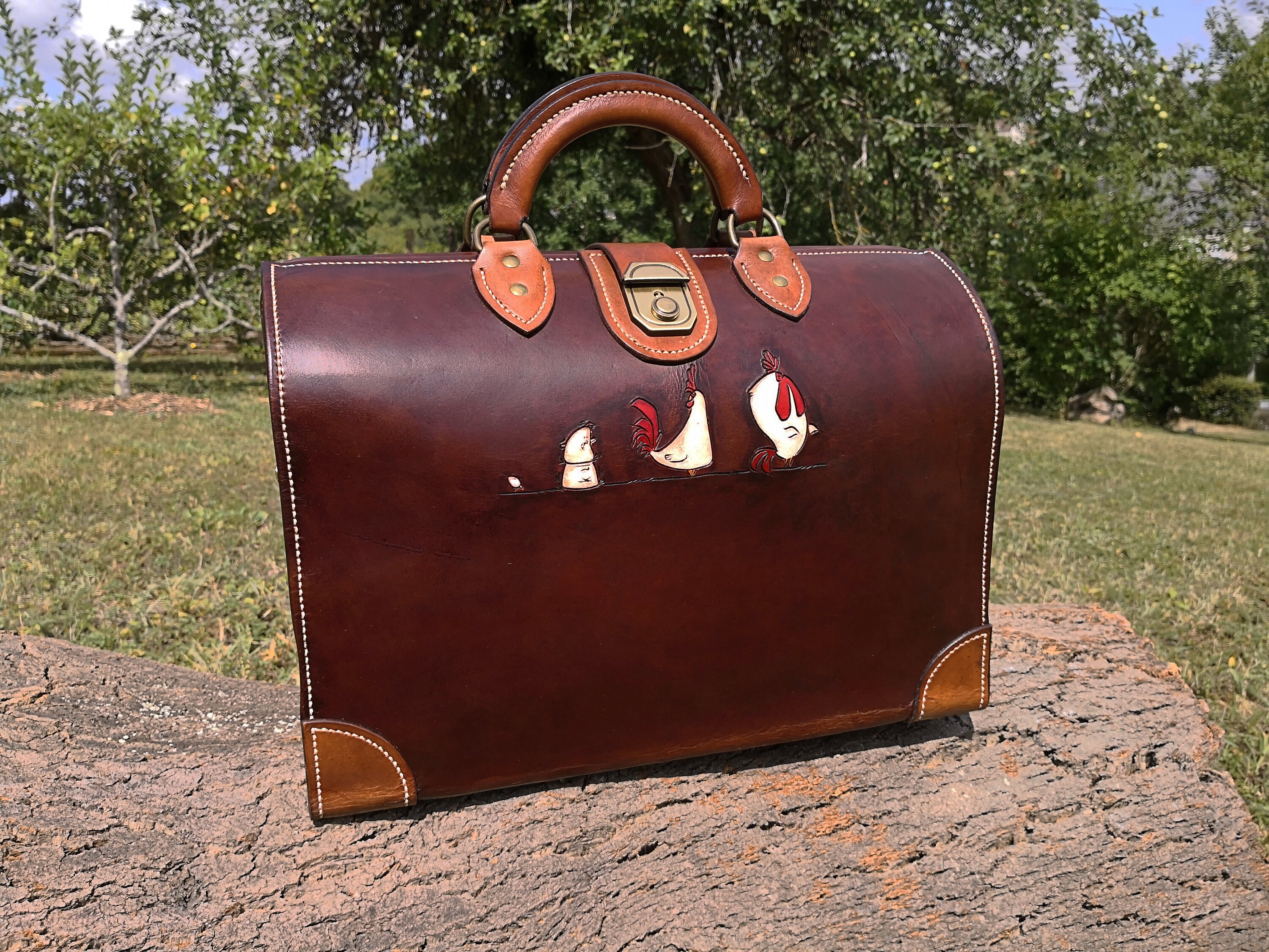 Medical Doctor Leather Briefcase Inspired From the Vintage Medicine ...