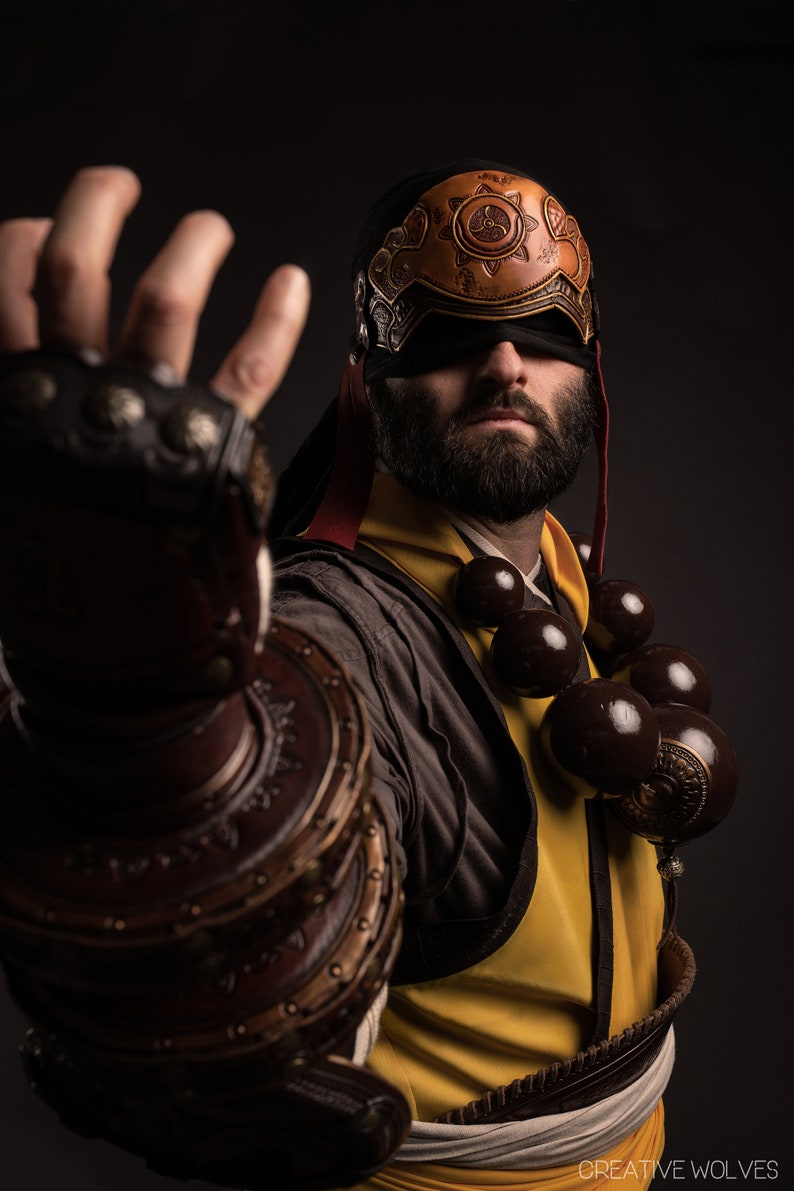 Warrior Monk Leather Armor Inspired by the Legendary Monk Kharazim From ...