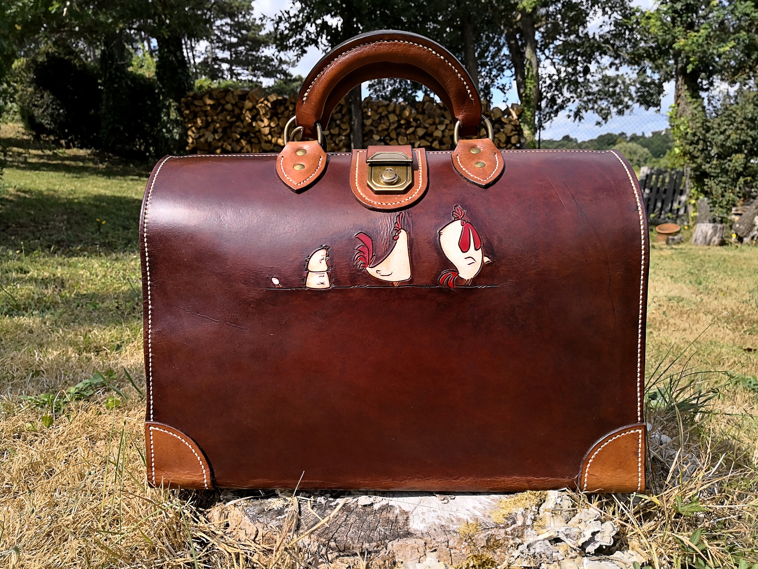Medical Doctor Leather Briefcase Inspired From the Vintage Medicine ...