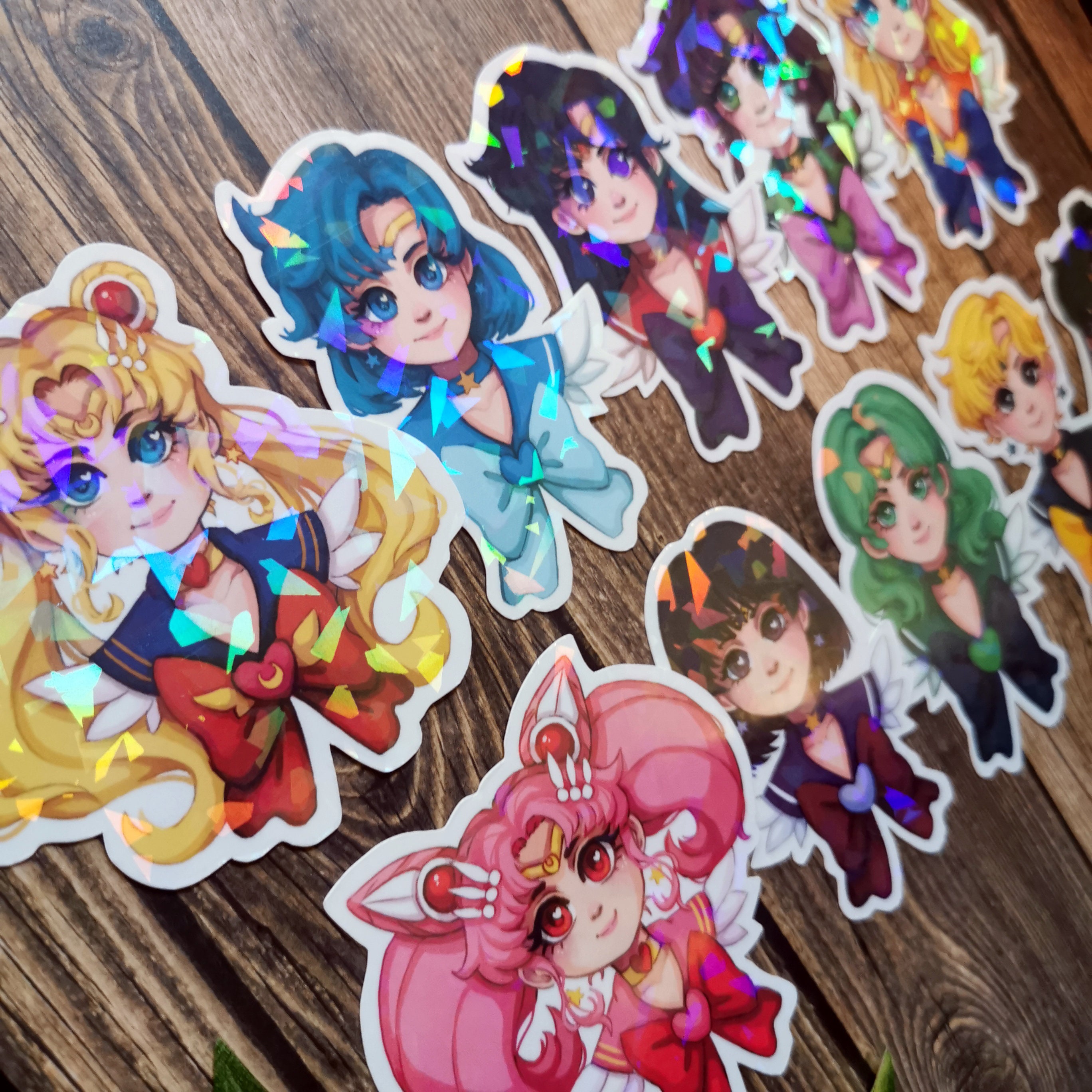 Super Sailor Scouts Stickers VINYL WATERPROOF - Etsy
