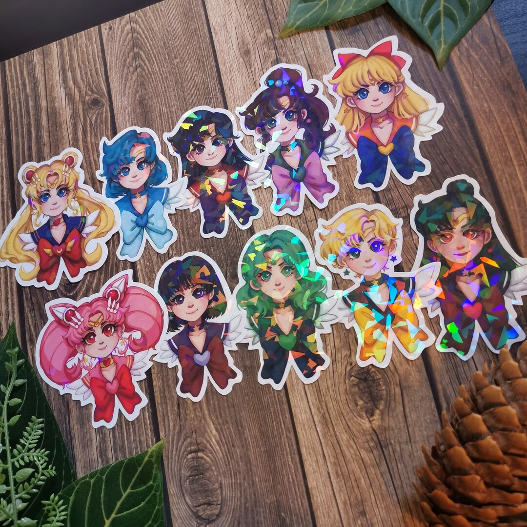 Super Sailor Scouts Stickers VINYL WATERPROOF - Etsy