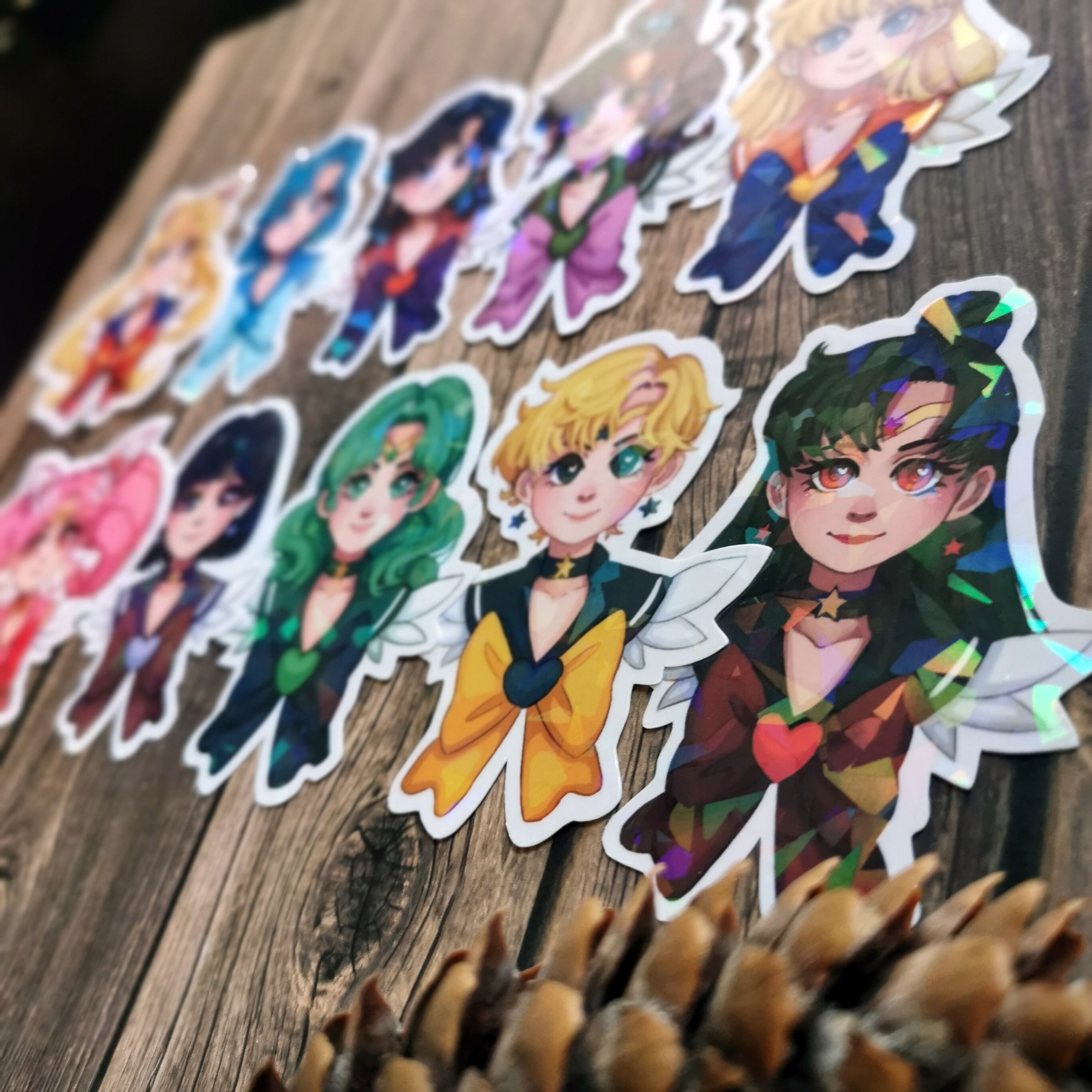 Super Sailor Scouts Stickers VINYL WATERPROOF - Etsy