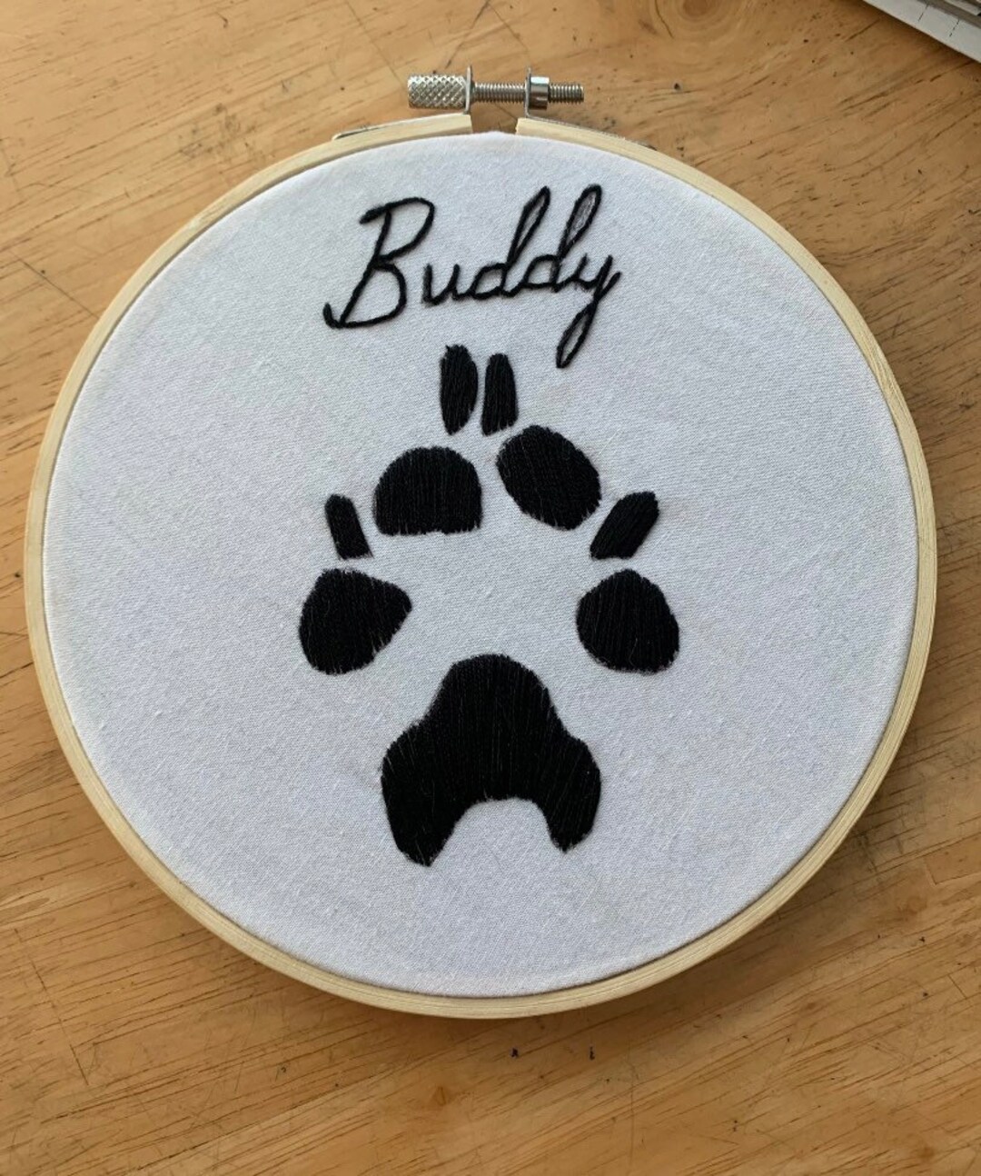 Custom Pet Foot Embroidery - Etsy