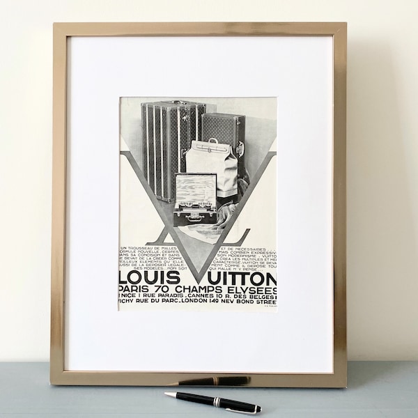 Louis Vuitton Poster - Etsy