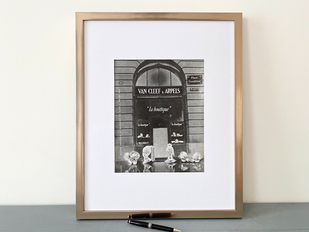 Van Cleef Arpels Rare Authentic Print Affiche de bijoux Mid - Etsy France