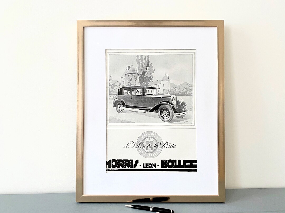 Rare Authentic Ancient Classic Car Print, Vintage Garage Wall Art ...