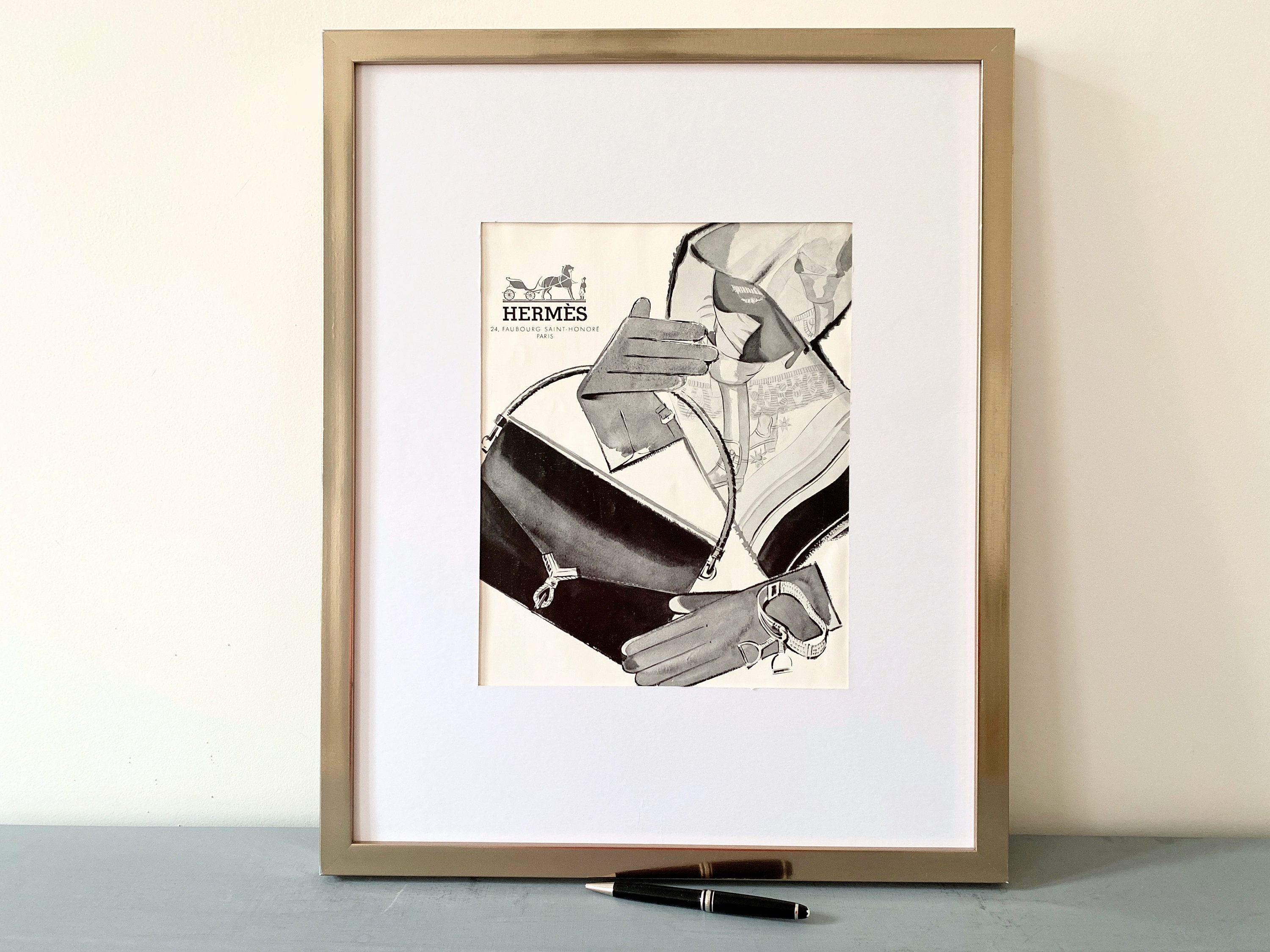 Hermes Brand Drawing