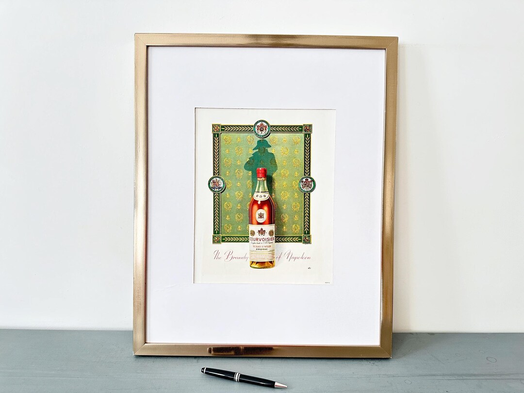 Original Mid Century Vintage Napoleon Brandy Advertisement Print, Retro ...