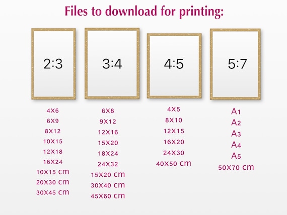 Door Size Poster
