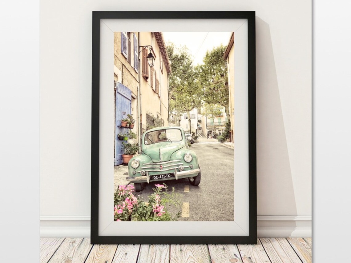 Retro Car Print Old Citroen Poster Vintage Auto Photo - Etsy
