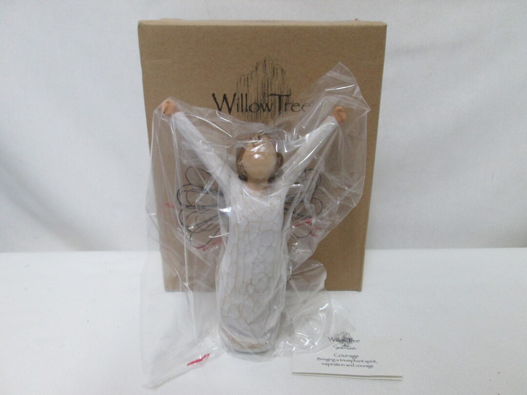 Willow Tree Courage Angel With Wings Hand Painted & Sculpted S. Lordi ...