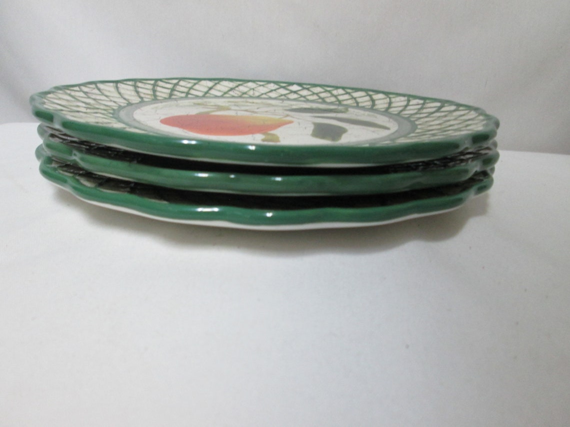 Raymond Waites Cornucopia Fruit Certified International Dinner Plate ...