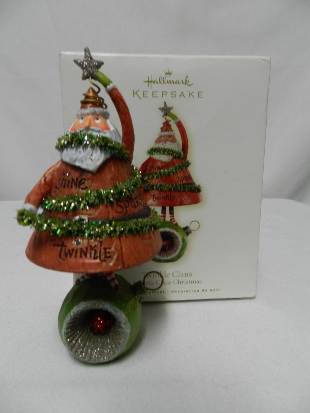 Hallmark Keepsake A Santa Claus Christmas Twinkle Ornament Holidays ...