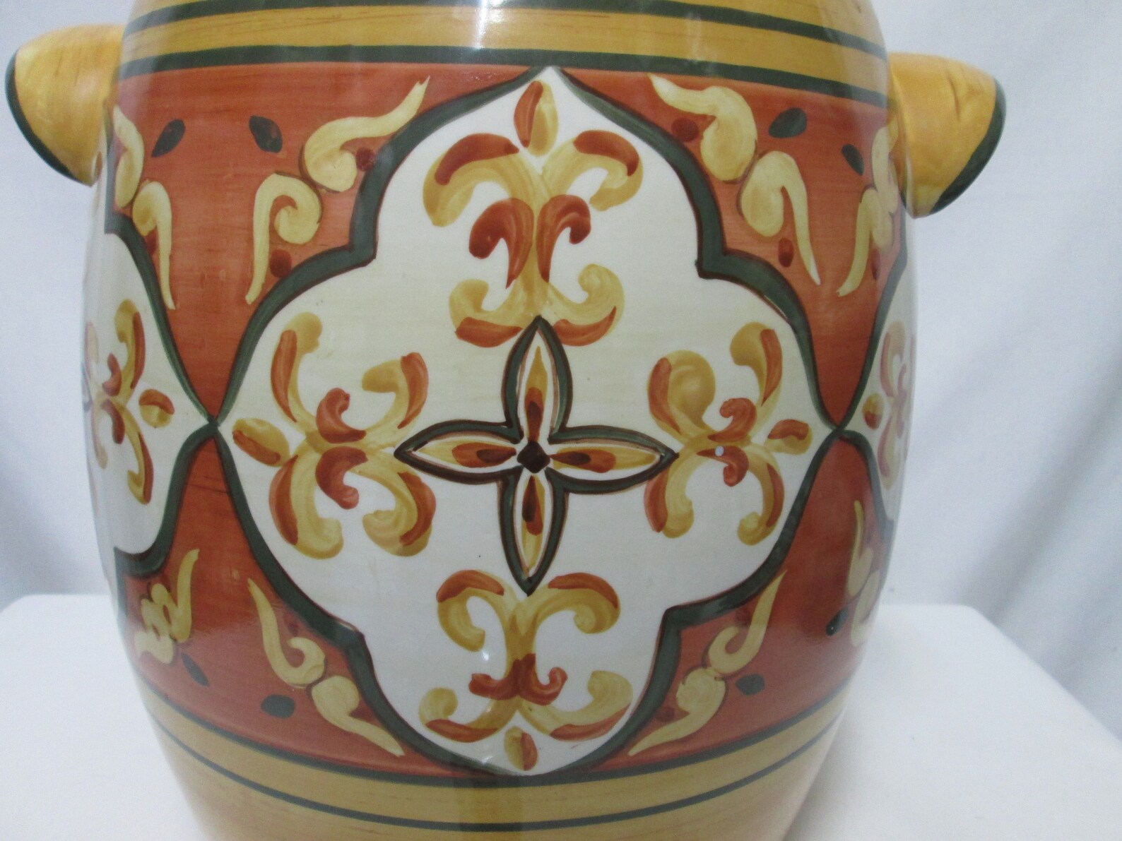 Beverage Crock & Lid Sienna by Artimino Earthenware Close Open Spout ...