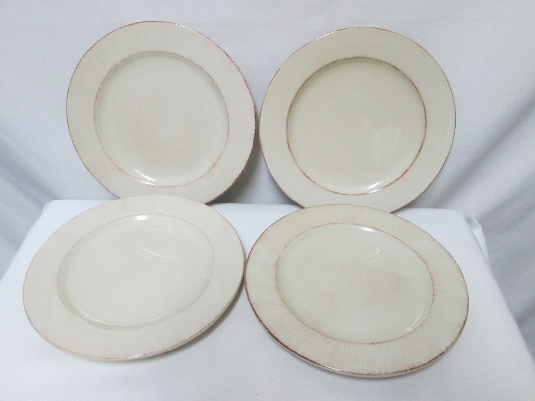 Pier 1 One Toscana Salad Appetizer Side Plate Set 4 Dish Safe ...