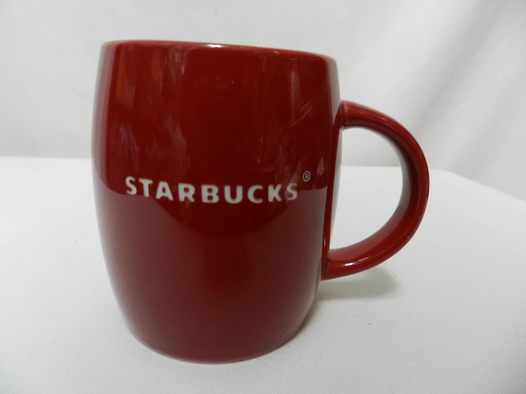Starbucks Collector Series Fire Engine Red Mug Cup Micro Dish NEW - Etsy