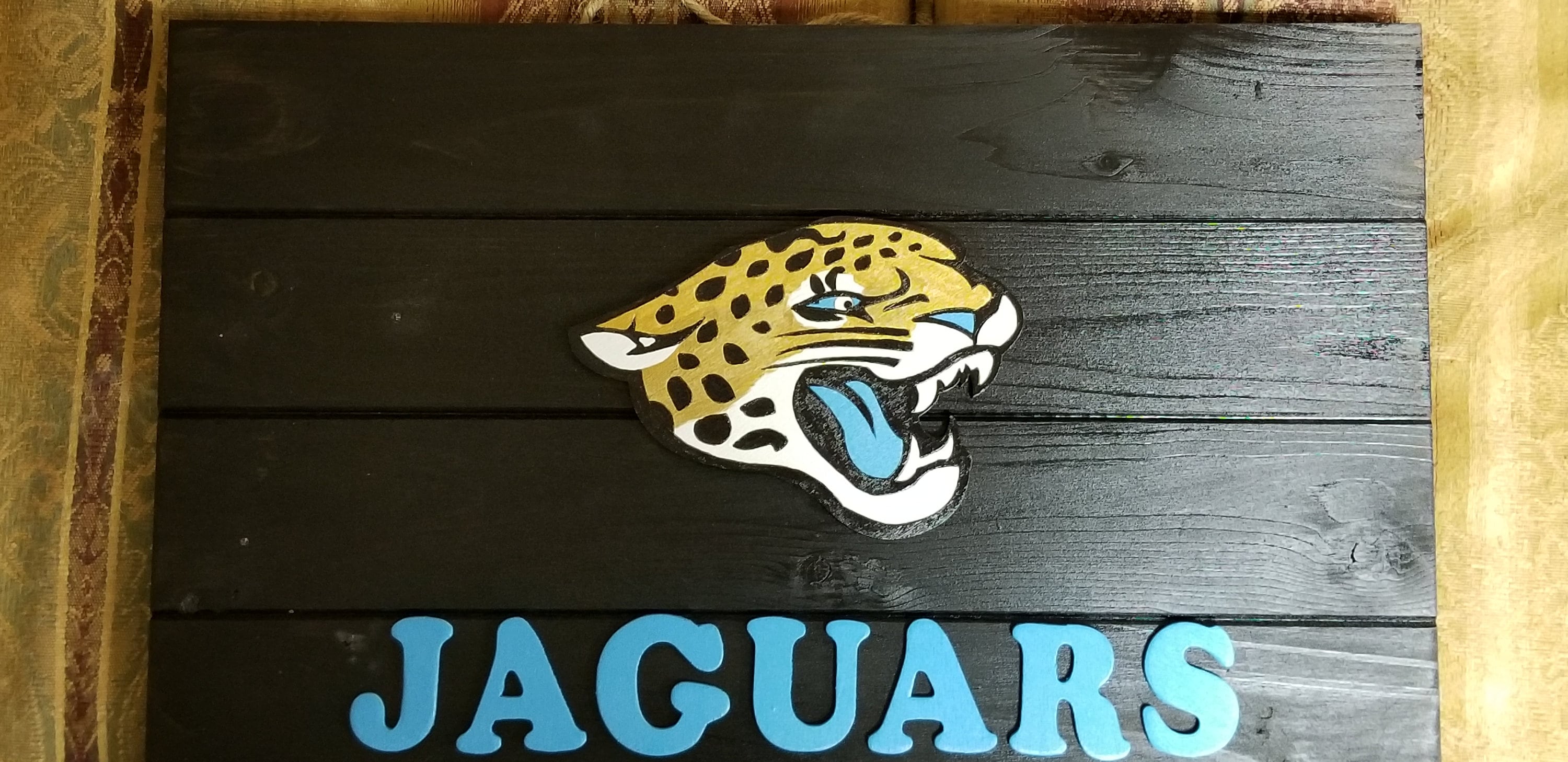 Jacksonville Jaguars Wood Sign - Etsy