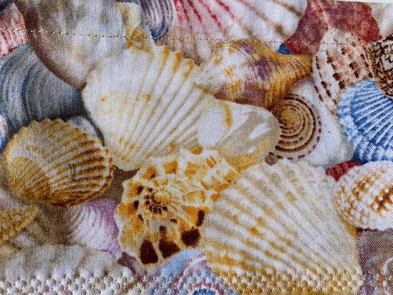 Mesh Shell Collecting Bag, Sea Shell Print Shelling Bag, Mesh Bag, Sea ...