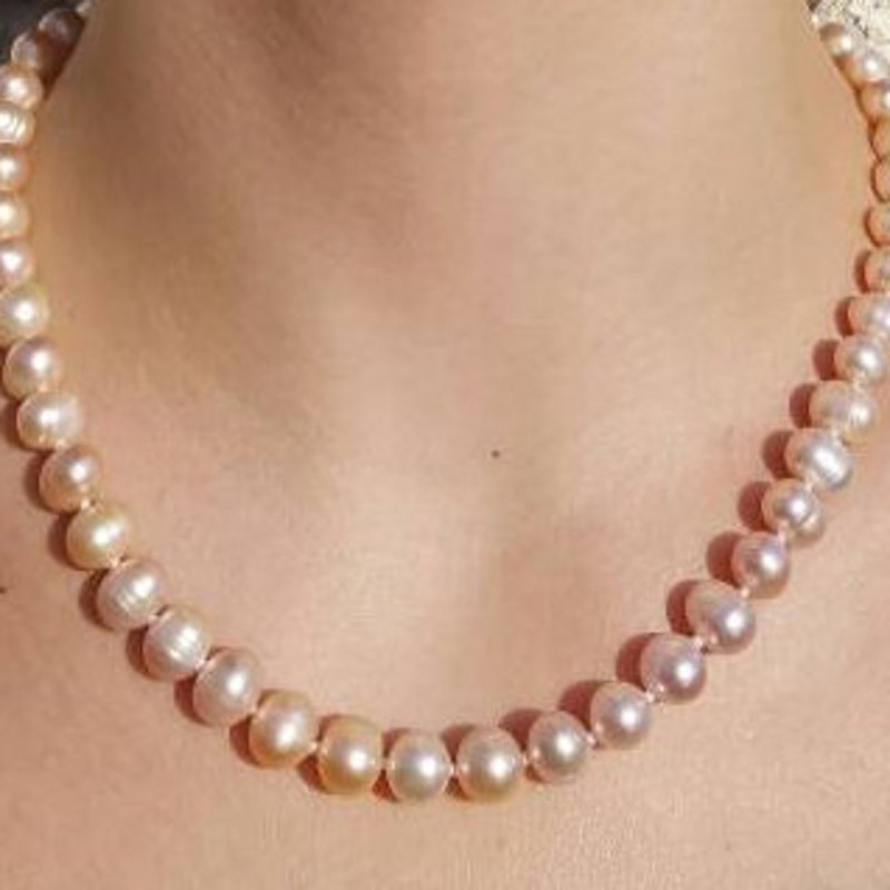 Peach Pearl Jewelry - Etsy